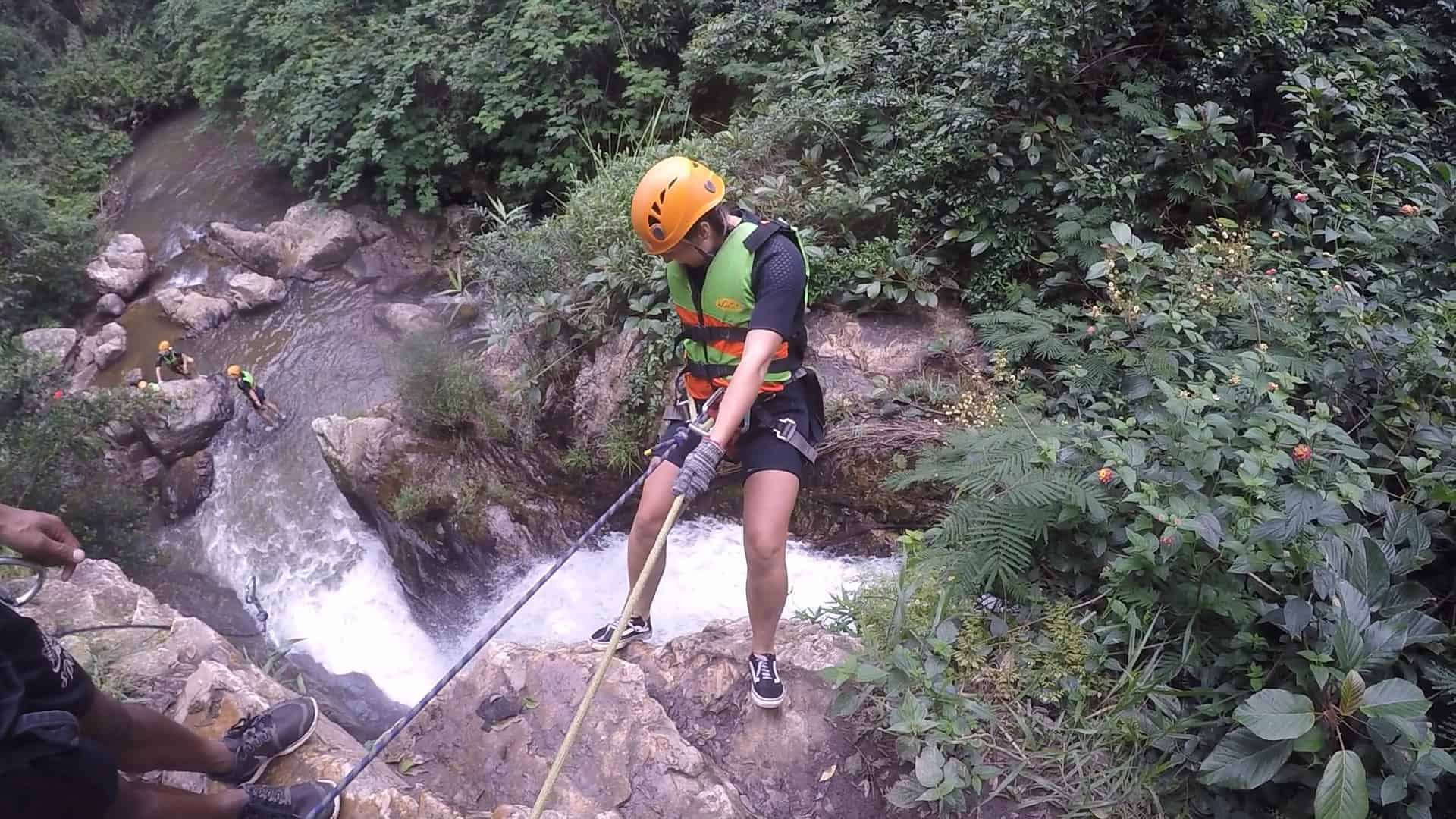 Canyoning in Dalat, Vietnam: A Thrilling Leap of Faith!